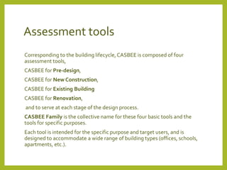 Casbee certification,Japan | PPTX
