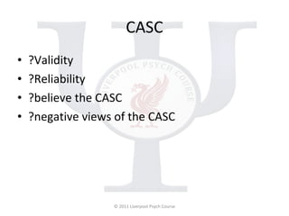 Casc -inside out | PPT | Educational Assessment | Education