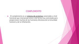 Cascada de complementos | PPTX