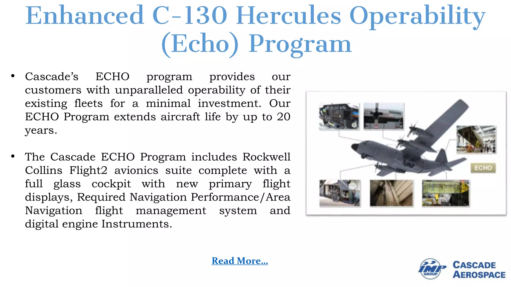 Aerospace Engineering & Aircraft Maintenance - Cascade Aerospace | PPTX