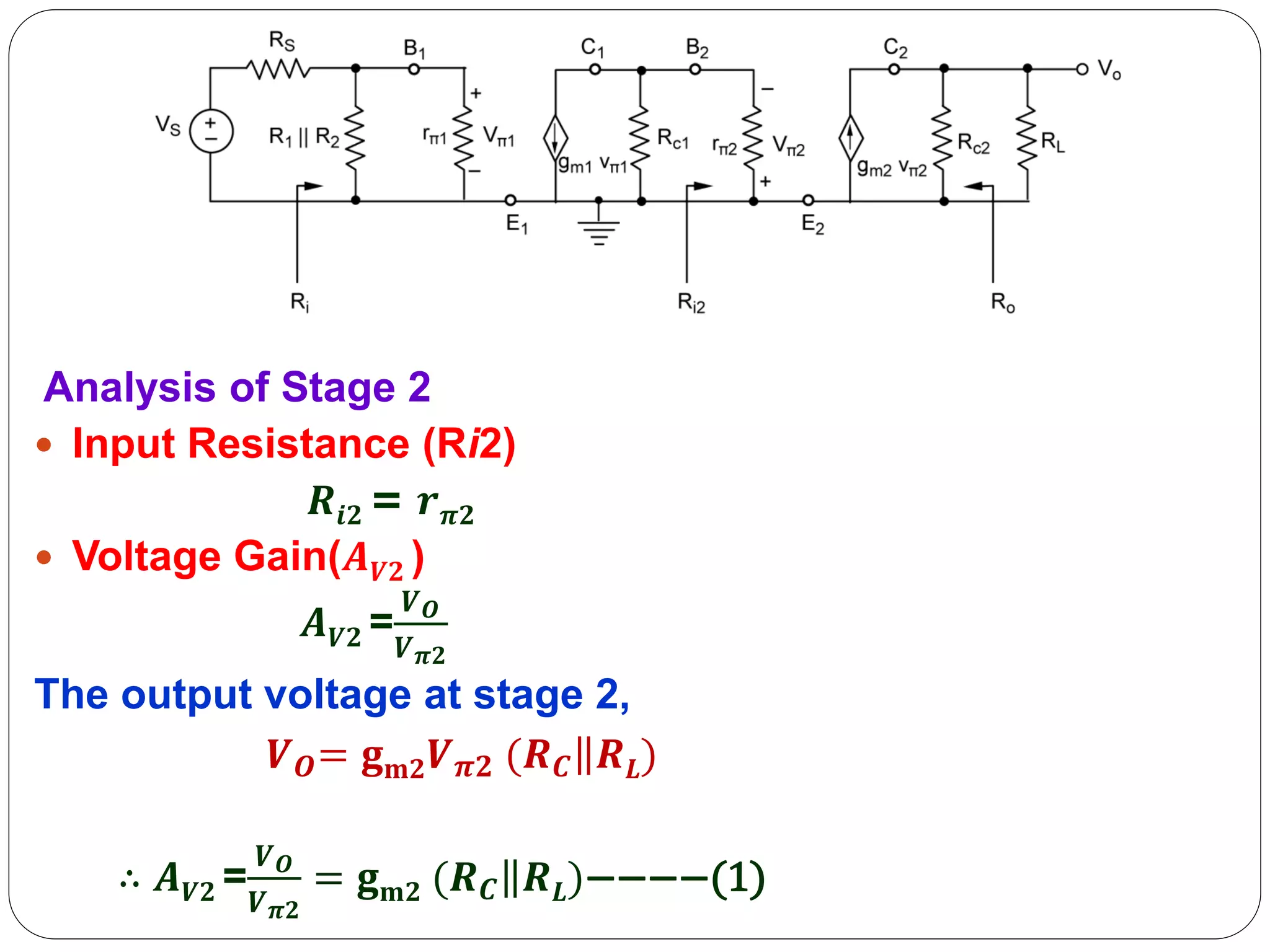 Cascade and cascode amplifiers | PPTX
