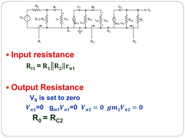 Cascade and cascode amplifiers | PPTX | Computer Networking | Computing