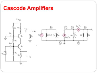 Cascade and cascode amplifiers | PPT