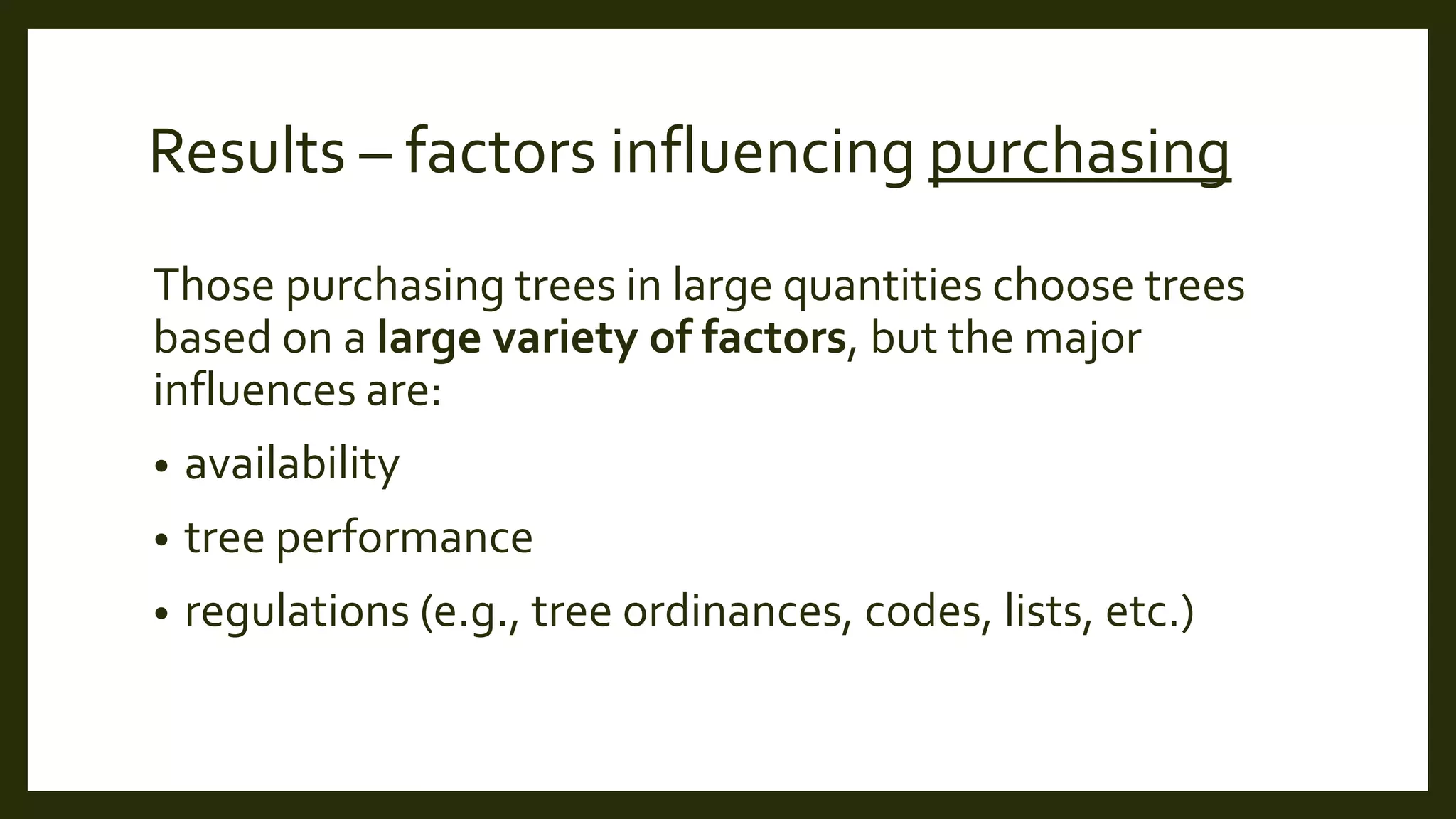 Increasing the Urban Forest Resiliency Through Greater Tree Diversity | PPT