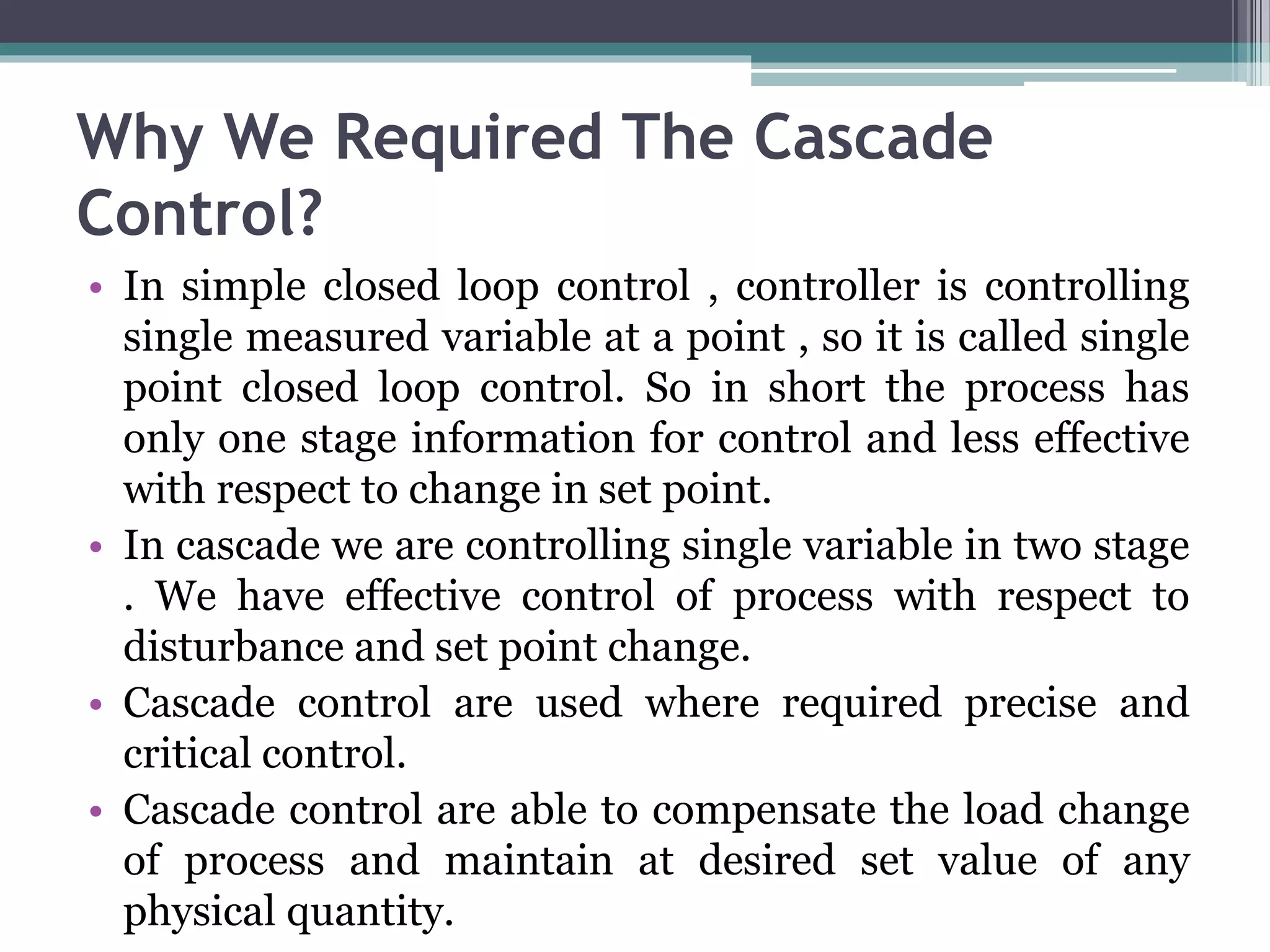 Cascade control system | PPTX