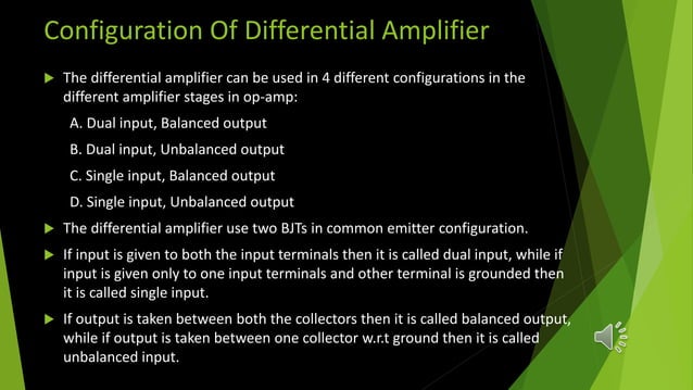 Cascaded differential amplifier | PPTX