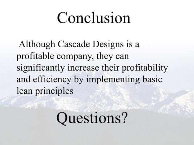 Cascade Designs Presentation | PPTX