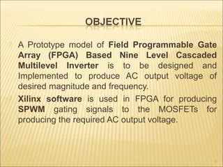Cascaded multilevel inverter | PPT