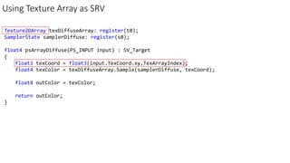 Implements Cascaded Shadow Maps with using Texture Array | PPTX
