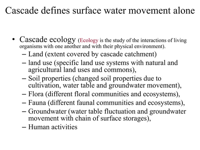 Overview of small tank cascades: Evolution, present status and future ...
