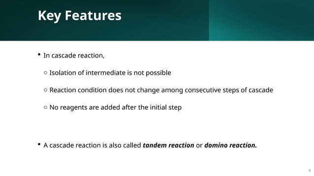 Cascade Reactions Presentation in Organic Chemistry.pptx | Chemistry ...