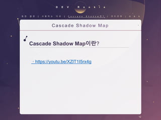 Cascade Shadow Map