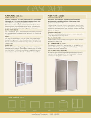 Cascade Window WinPro Brochure | PDF