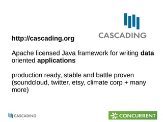 The Cascading (big) data application framework | PPT