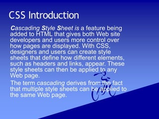 Cascading style-sheet- | PPTX