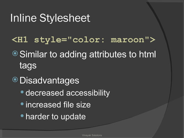 Cascading Style Sheet | PPT