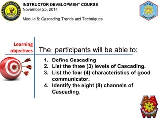 Cascading trends and techniques | PPT