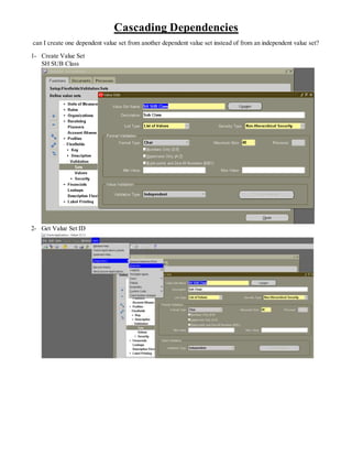 Cascading dependencies | DOCX | Technology & Computing