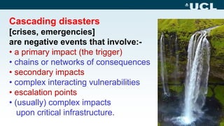 UCl-IRDR Cascading Disasters Research Group | PPT