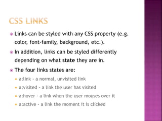 Cascading style sheet | PPTX
