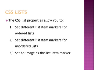 Cascading style sheet | PPTX