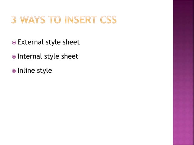 Cascading style sheet | PPTX