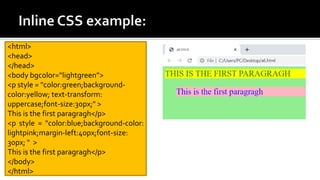 Cascading style sheet | PPT