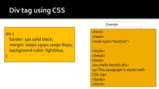 Cascading style sheet | PPT