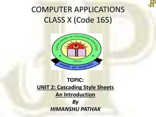 Cascading style sheet an introduction | PPT