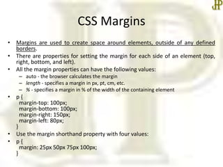 Cascading style sheet part 2 | PPT