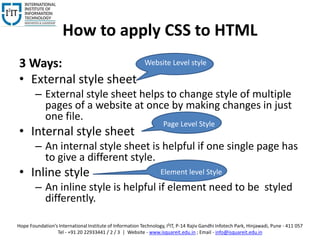 What Is Cascading Style Sheet? | PPTX