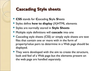 Cascading style sheets | PPT