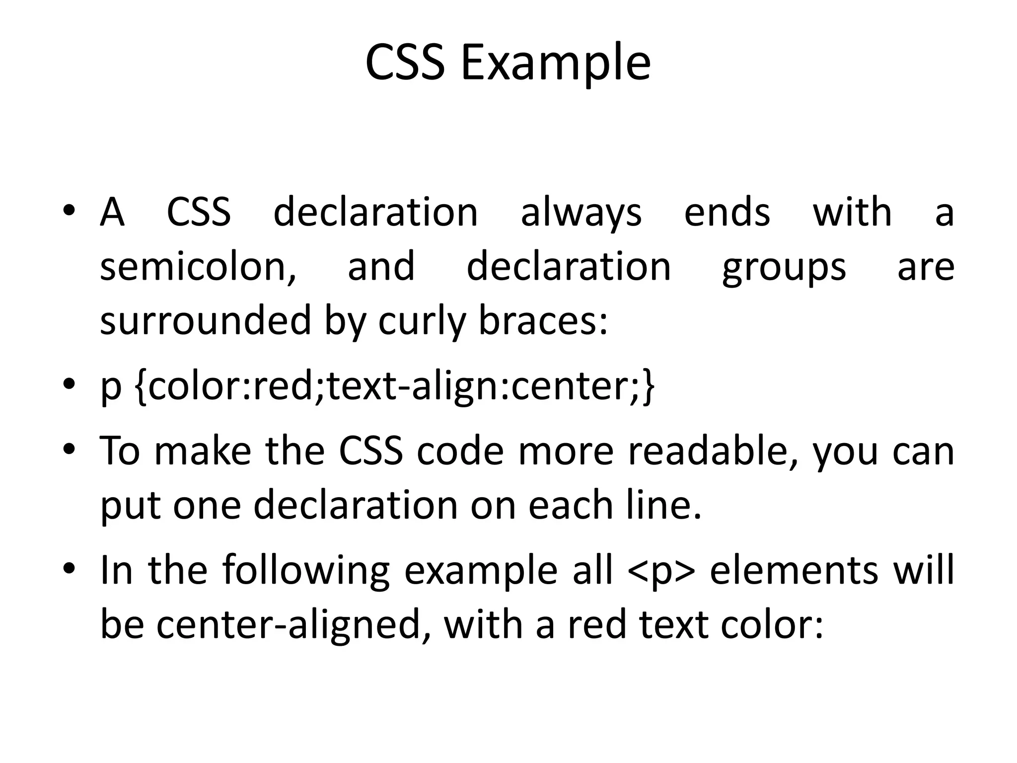 Cascading style sheets | PPTX