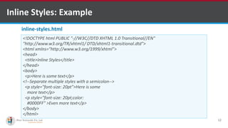 Cascading style sheets - CSS | PPT