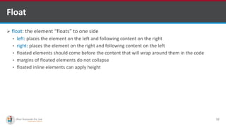 Cascading style sheets - CSS | PPT