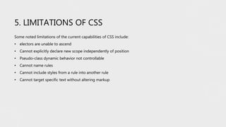 Cascading Style Sheets (CSS) | PPTX