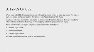 Cascading Style Sheets (CSS) | PPTX