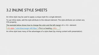 Cascading Style Sheets (CSS) | PPTX