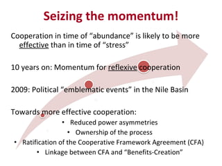 Cascao&Conway Stockholm Doube Faced Cooperation Nile Basin | PPT