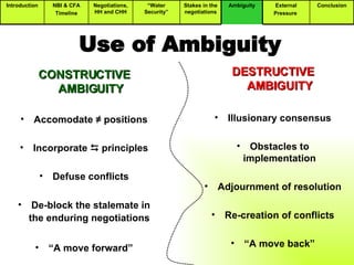 Cascao London Cooperative Framework Agreeement Nile | PPT