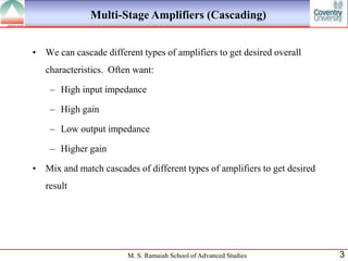 Seminar on Cascode amplifier | PPTX