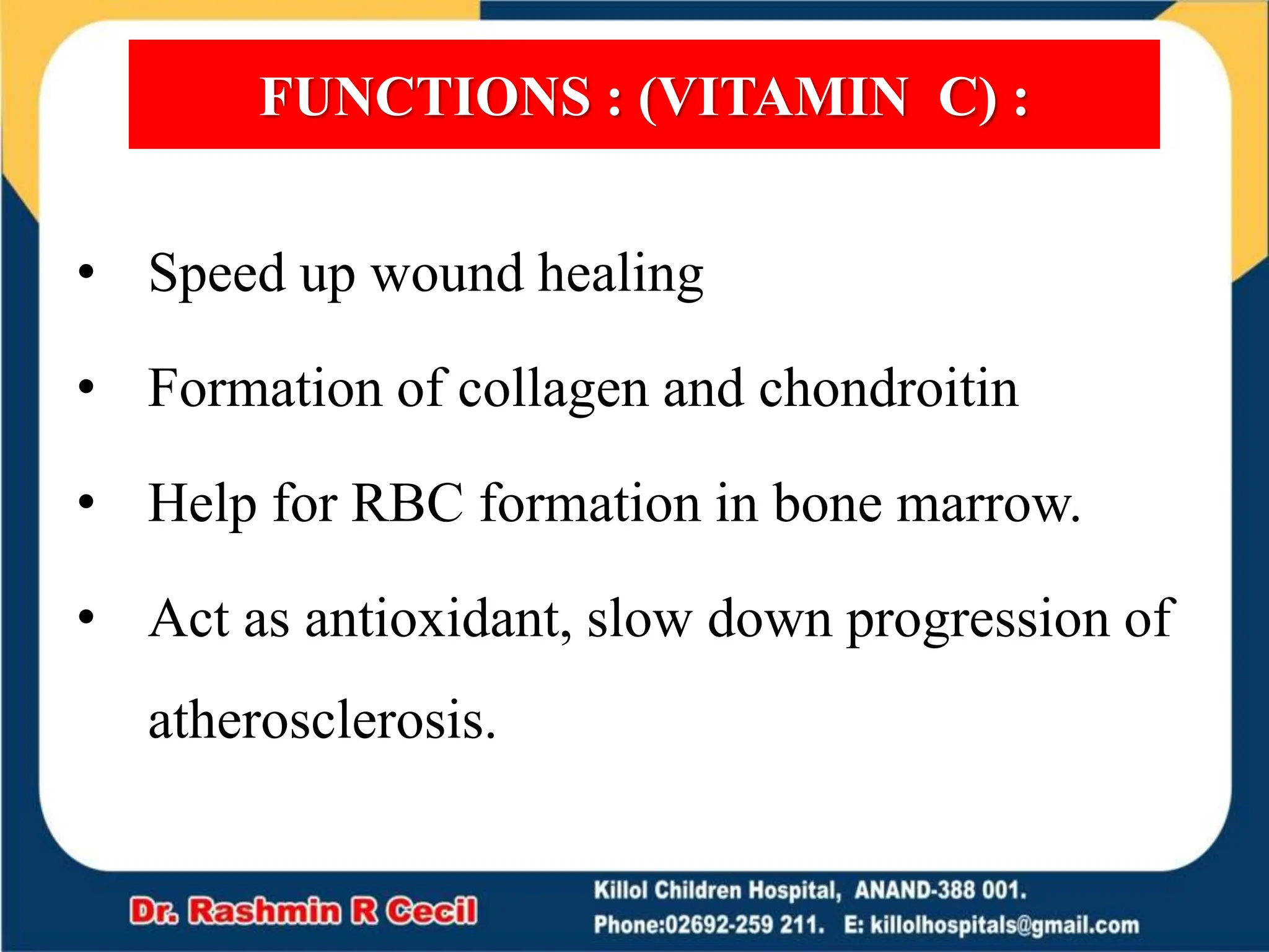 Deficiency of Vitamin-C _Ascorbic acid_Pediatrics | PPT