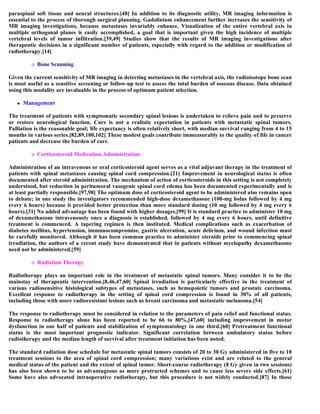 Case record...Spinal metastasis | PDF