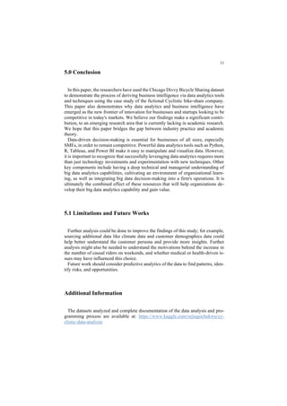 Using data analytics to drive BI A case study | PDF