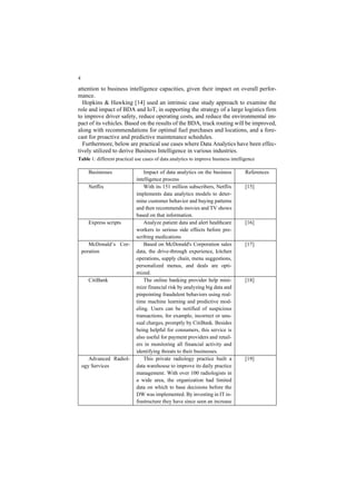 Using data analytics to drive BI A case study | PDF | Information ...