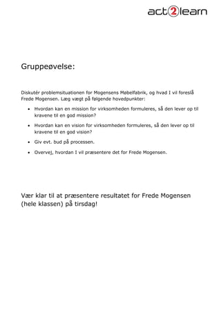 Case mission og vision | PDF