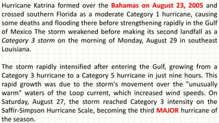 Hurricane Katrina 2005 | PPT