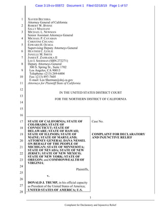 Case 3:19-cv-00872 | COMPLAINT FOR DECLARATORY AND INJUNCTIVE RELIEF | PDF