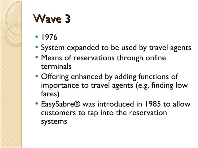 Case american airlines and the sabre system | PPT