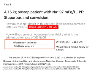 Case-based approach in parenteral fluid therapy | PDF